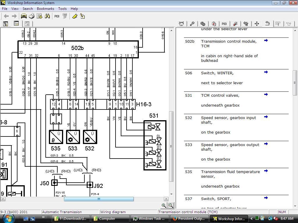Persistent Output Speed Sensor Problem | SaabCentral Forums